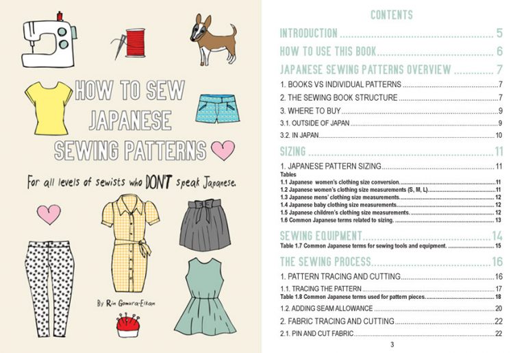 My first ebook - How to Sew Japanese Sewing Patterns - Sew in Love