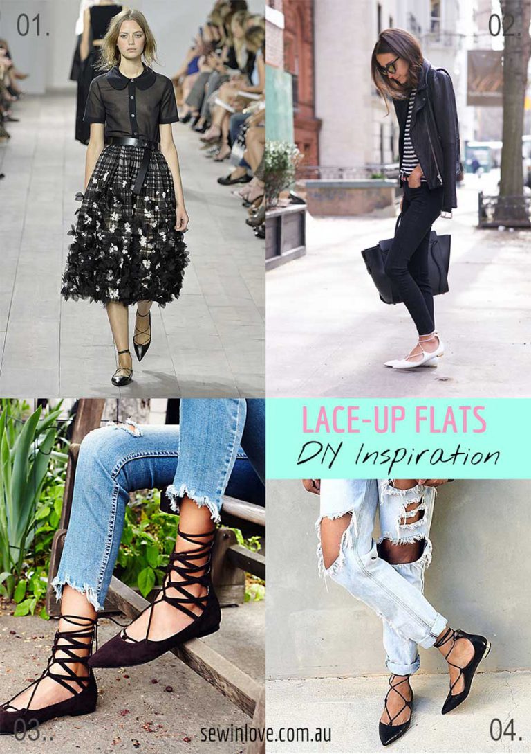 How to make your own lace-up flats - Sew in Love