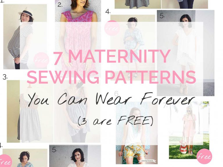 7 Maternity Sewing Patterns You Can Wear Forever (3 are free!) - Sew in ...